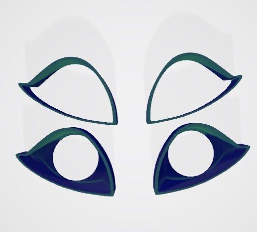 Fichier STL Follow me eyes for fursuit CUTE 👀 ・Modèle imprimable en 3D ...