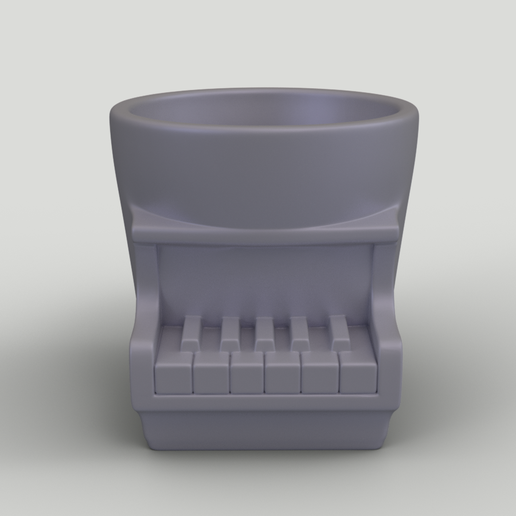 🔑 Piano Key Cup & Pen Holder - 3D Printable Desk Organizer・ STL File ...