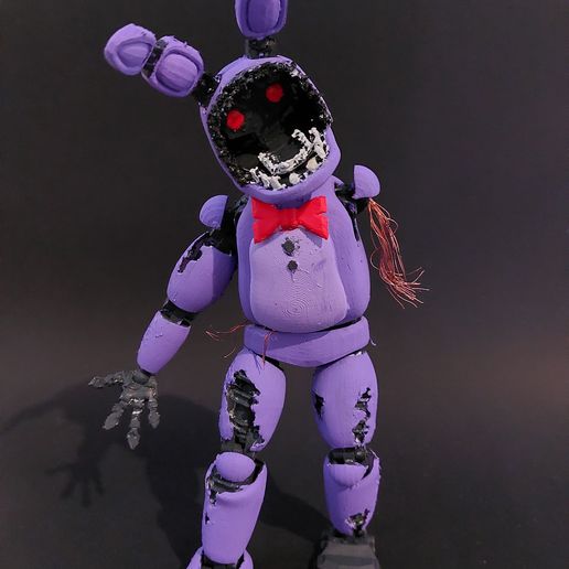 🤖 withered bonnie figure statue・ STL File for 3D printing・Cults