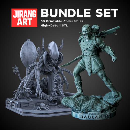 👽 Predator Badlands + Alien Earth Xenomorph STL Bundle・ 3D File for 3D ...