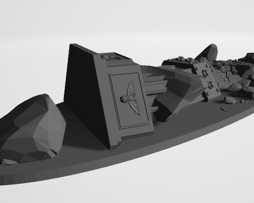 🎲 Destroyed statue・Free STL File for 3D printing・Cults