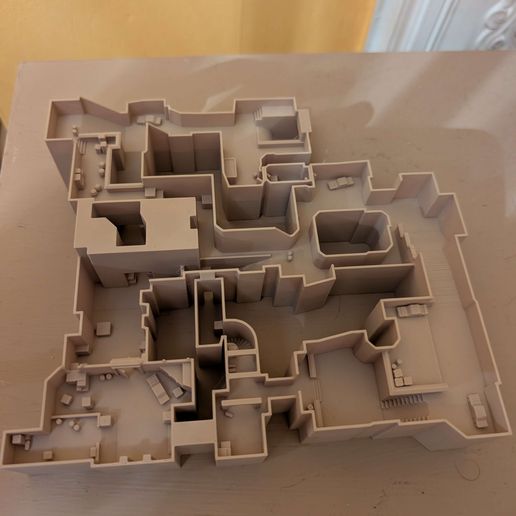 🌬️ CS2 Dust 2 Map Counter Strike・ STL File for 3D printing・Cults