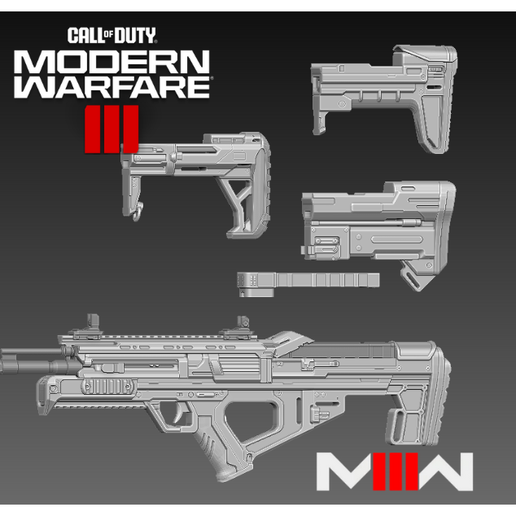 🤙 bal 27 Prop call of duty mw3 1/1 scale・ 3D File for 3D printing・Cults