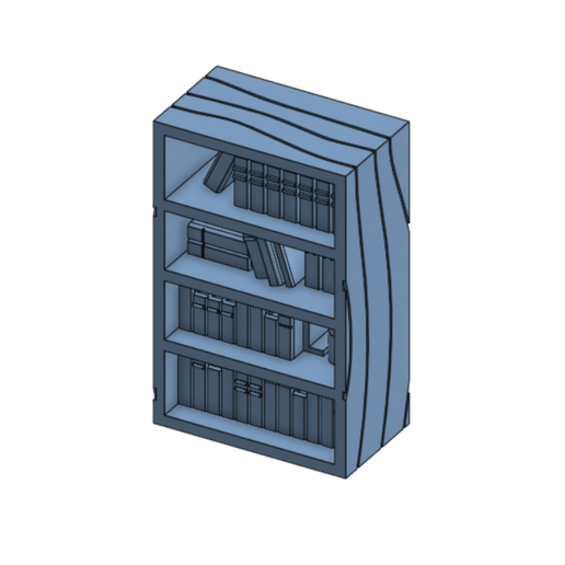 🎲 Bookshelf Minis・Free STL File for 3D printing・Cults