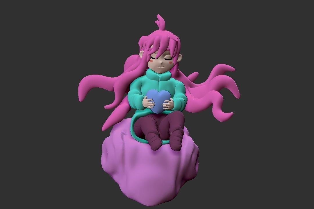 Download file Celeste game, Madeline • Template to 3D print ・ Cults
