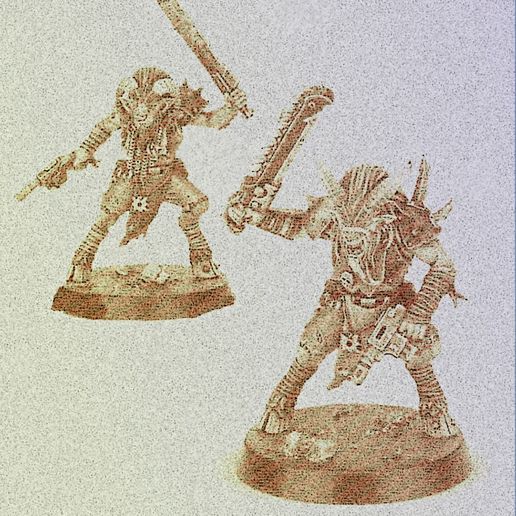 3D file Beastmen 🎲 ・Model to download and 3D print・Cults