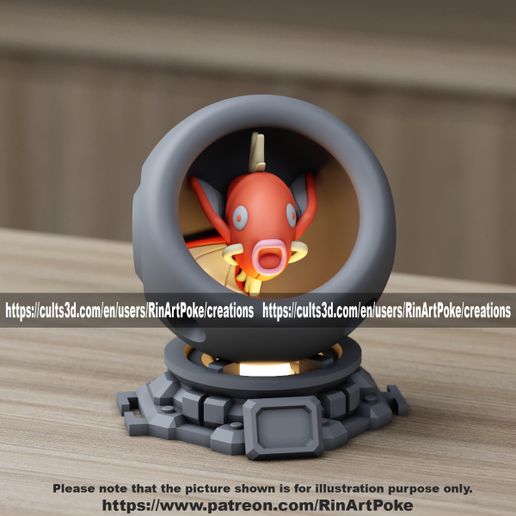 STL file Magikarp in healing machine pods from pokemon 🐉 (3MF)・3D print ...