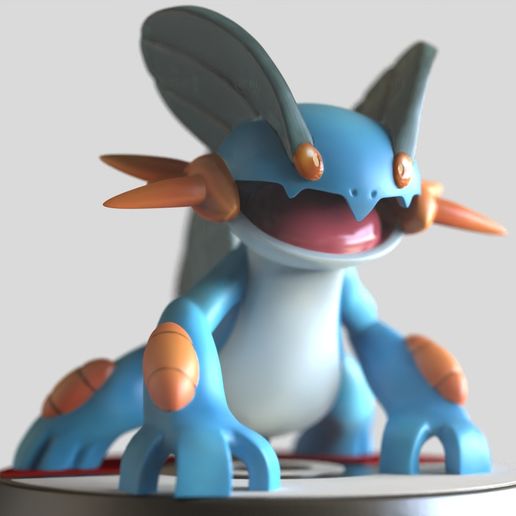 🎨 Swampert- FAN ART - POKÉMON FIGURINE -POKEMON・ STL File for ・Cults