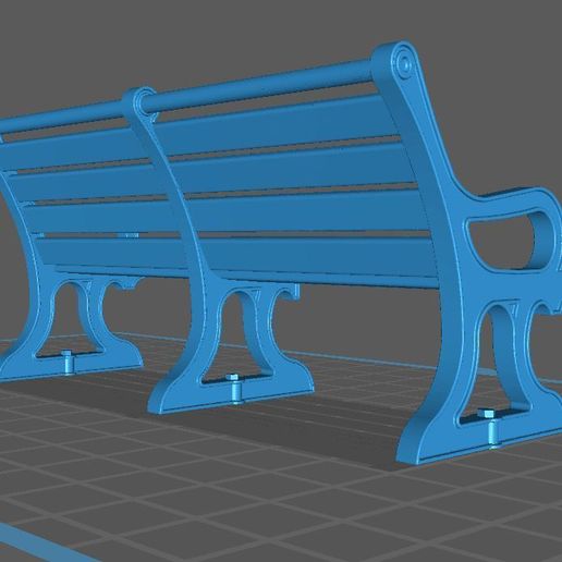 🛤️ G Scale short and long Victorian railway park benches・ STL File for ...