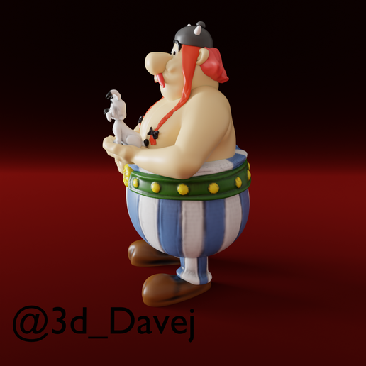Free STL file obelix 🐕 ・3D printer model to download・Cults