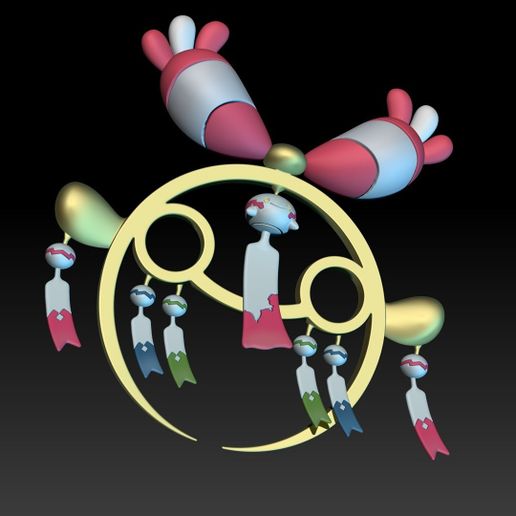 🐉 Pokemon Chimecho Mega Evolution・ STL File for 3D printing・Cults