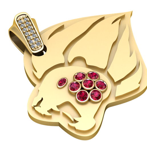 🐻 Custom Pendant Design 3D printable model・ STL File for 3D printing・Cults