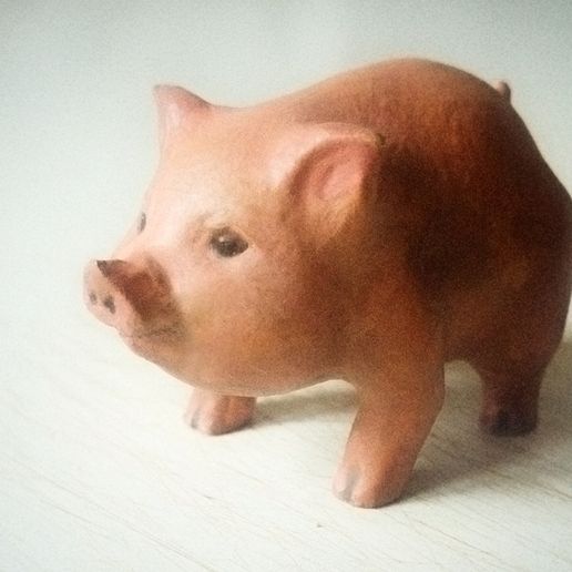 🐖 Cute Piggy Pig Swine・Free 3D File for ・Cults