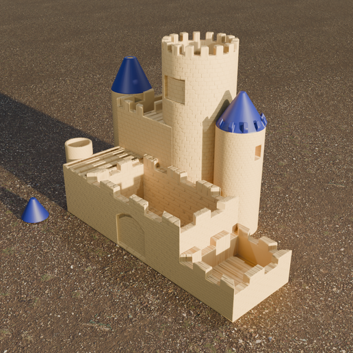 Free STL file Castle storage 🏰 (OBJ and 3MF)・3D printing model to ...
