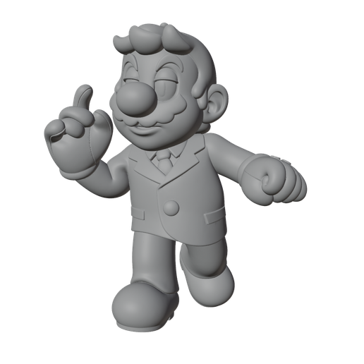 👾 Cartoon Businessman Figurine – 3D Printable Suit-Wearing Character ...