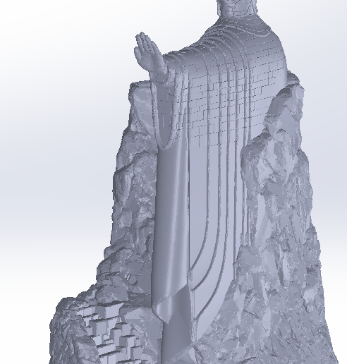👾 Argonath Statues Lord of The Rings 307mm Tall・ 3D File for 3D ...