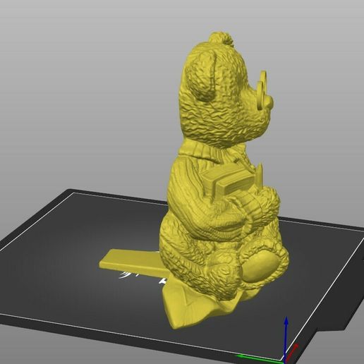 STL file teddy bear book worm door stop 🧸 ・3D printable model to ...