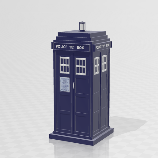 🩺 Tardis 2・Free 3D File for ・Cults
