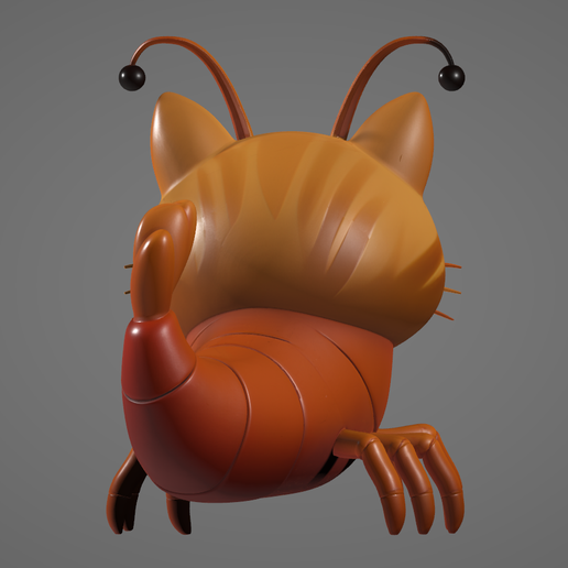 Tripi Tropa Tropa Tropa Trip - Animated STL 🦐🐱🌊 ・Archivo STL para ...