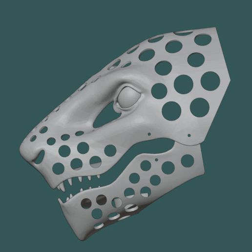 🦸 Fursuithead Felkin with moving jaw・ STL File for 3D printing・Cults
