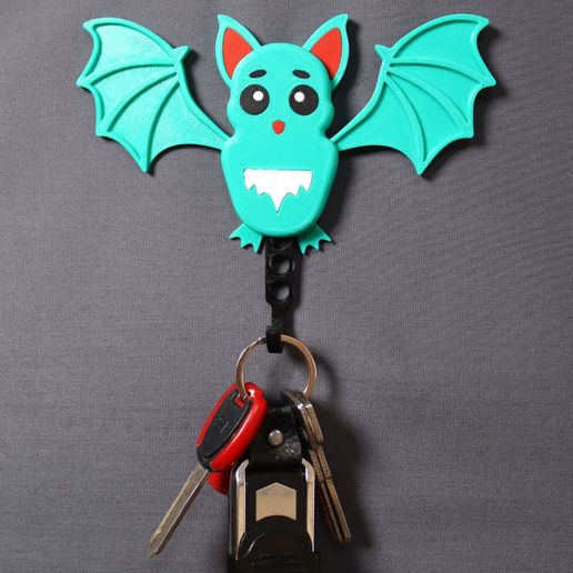 🦇 Bat Up! ( bat key holder- hanger )・ 3D File for 3D printing・Cults