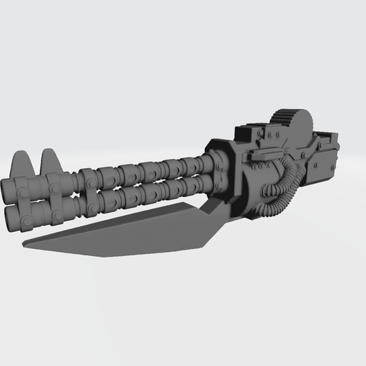 🔫 Decimator Butcher cannon・ STL File for 3D printing・Cults
