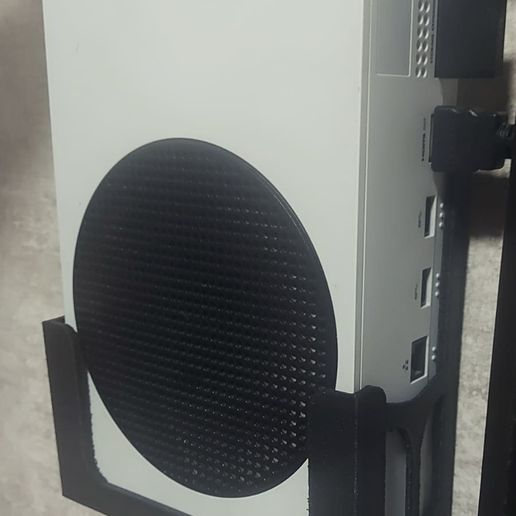 🎮 Xbox Series S Wall Mount・ STL File for 3D printing・Cults