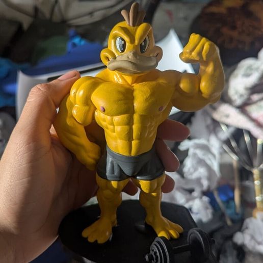 🦆 Gym duck, strong duck・ STL File for 3D printing・Cults