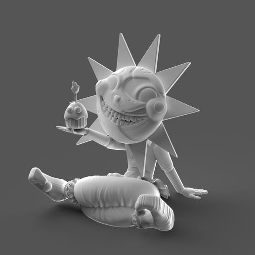 🧁 Sunnydrop /FNAF・ STL File for 3D printing・Cults