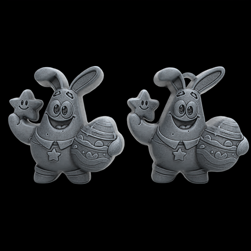 STL file patrickstar easter egg decor 🥚 (OBJ)・3D printing template to ...