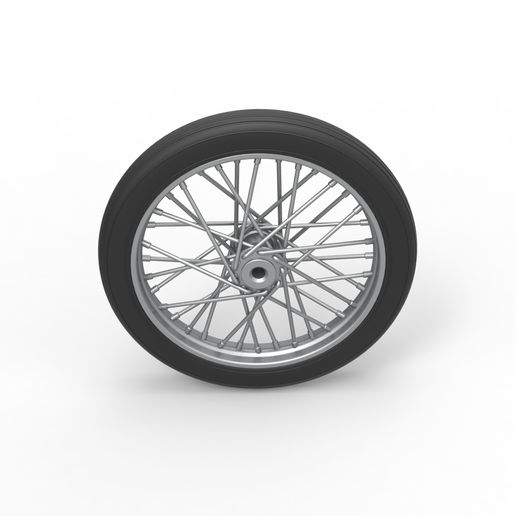 🛞 Diecast Front wire wheel of vintage dragster Scale 1:25・ 3D File for ...