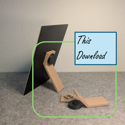 🖼️ Stand 01 - Photo frame stand / Picture frame stand / Universal stand ...