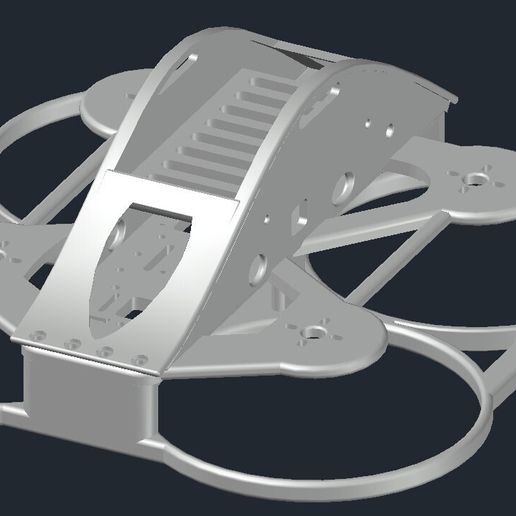 🖼️ FPV DRONE FRAME V2・ STL File for 3D printing・Cults