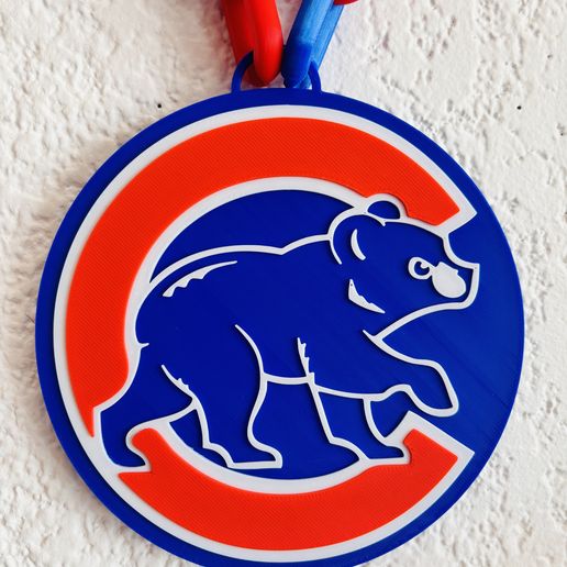 🎭 CHICAGO CUBS MLB CHAIN・ STL File for 3D printing・Cults