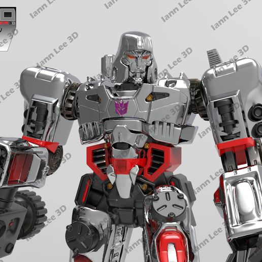🤖 Megatron G1 Style Styled Transformers Leader of the Decepticons・ 3D ...
