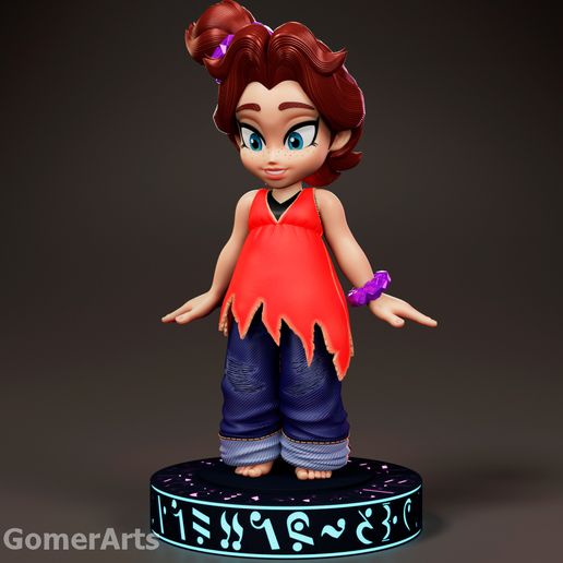 👾 Pauline 3 pose set from Donkey Kong Bananza STL 3D print statue・ 3D ...