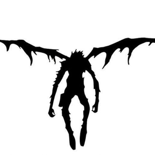 🎨 RYUK DEATH NOTE WALL・ STL File for 3D printing・Cults