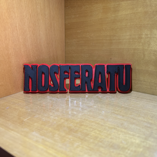 📽️ Nosferatu Logo・ STL File for 3D printing・Cults