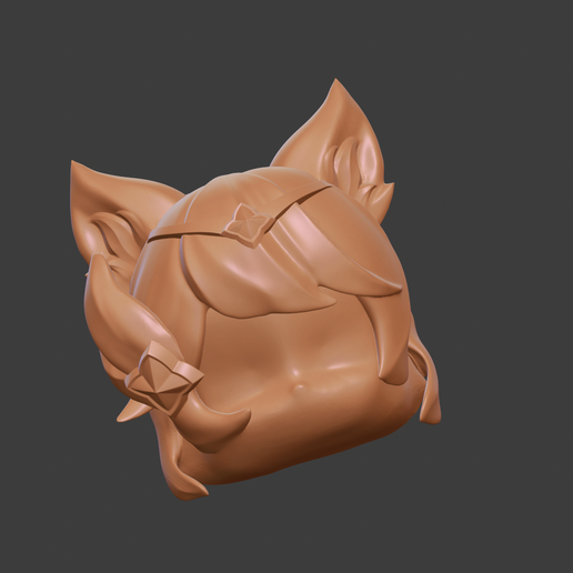 STL file Ahri League of Legends keycap 🦸 ・3D print object to download・Cults