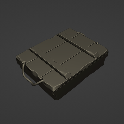 Free STL file Stylized Ammo Box 1/72 📦 ・3D printing template to ...