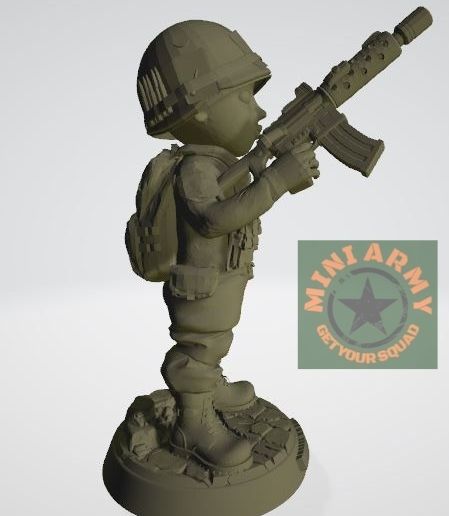 STL file LITTLE SOLDIER v1 - MINI ARMY 🫡 ・3D printing design to ...
