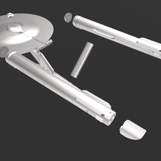 🖖 Constitution Class Model Kit・ STL File for 3D printing・Cults