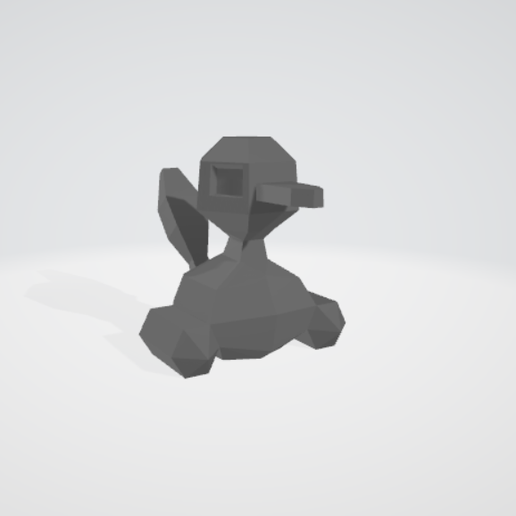 🐉 Porygon2 LOW POLY POKEMON・ STL File for ・Cults
