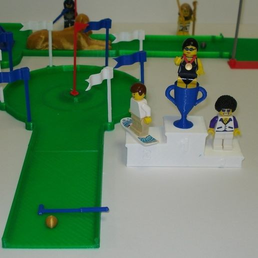 🕳️ GOLF-IN-MINIATURE : The Desktop 18 Hole Miniature Golf Course・Free ...