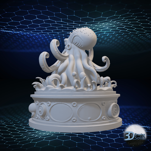 🐙 Octopus Decor・ STL File for 3D printing・Cults