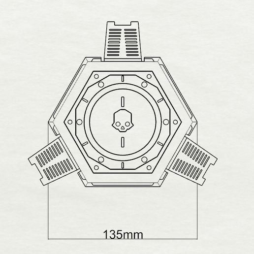 🦸 Helldivers2 - pod coaster・ STL File for 3D printing・Cults