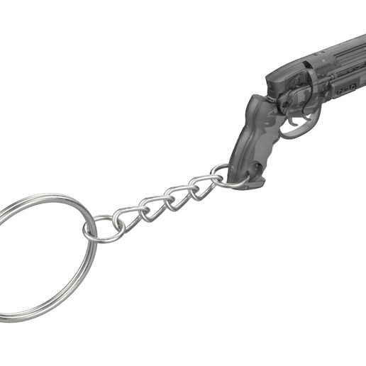 STL file Keychain - Deckard's Blaster - BladeRunner - Printable 3d ...