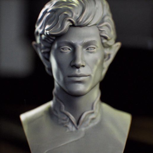 STL file Astarion busto Baldurs gate - ASTARION Bust - Baldur's Gate 3 ...