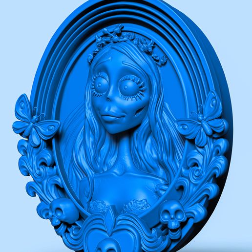 🎨 Emily the Corpse Bride – Fan Art (Free)・Free STL File for 3D printing ...