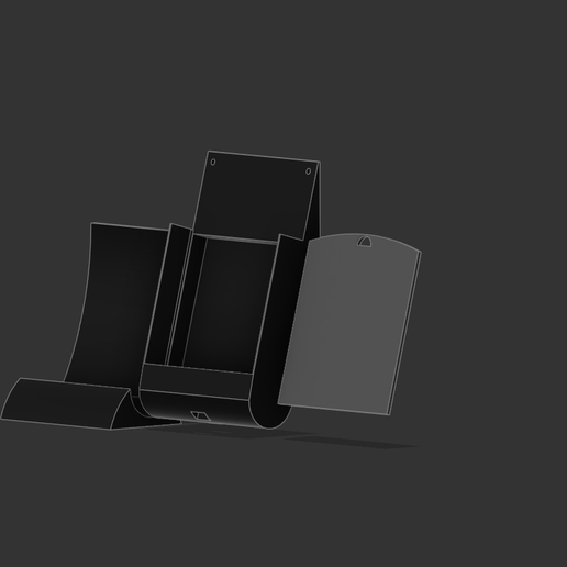 STL file Wireless / Wired Phone Charger Stand 📞 ・Model to download and ...